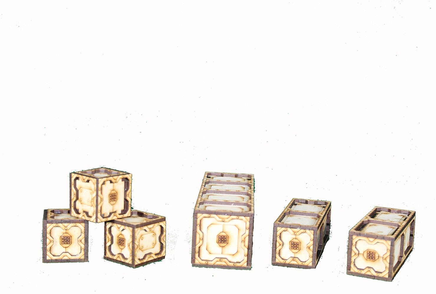 Laser Craft Workshop SPACE CRATES - SET OF 6